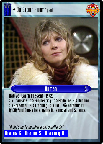 Unauthorized Dr. Who CCG - Jo Grant - UNIT Agent